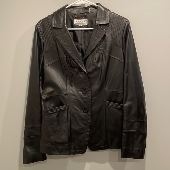 Pelle Studio | Jackets & Coats | Vintage Pelle Studio Leather Black ...
